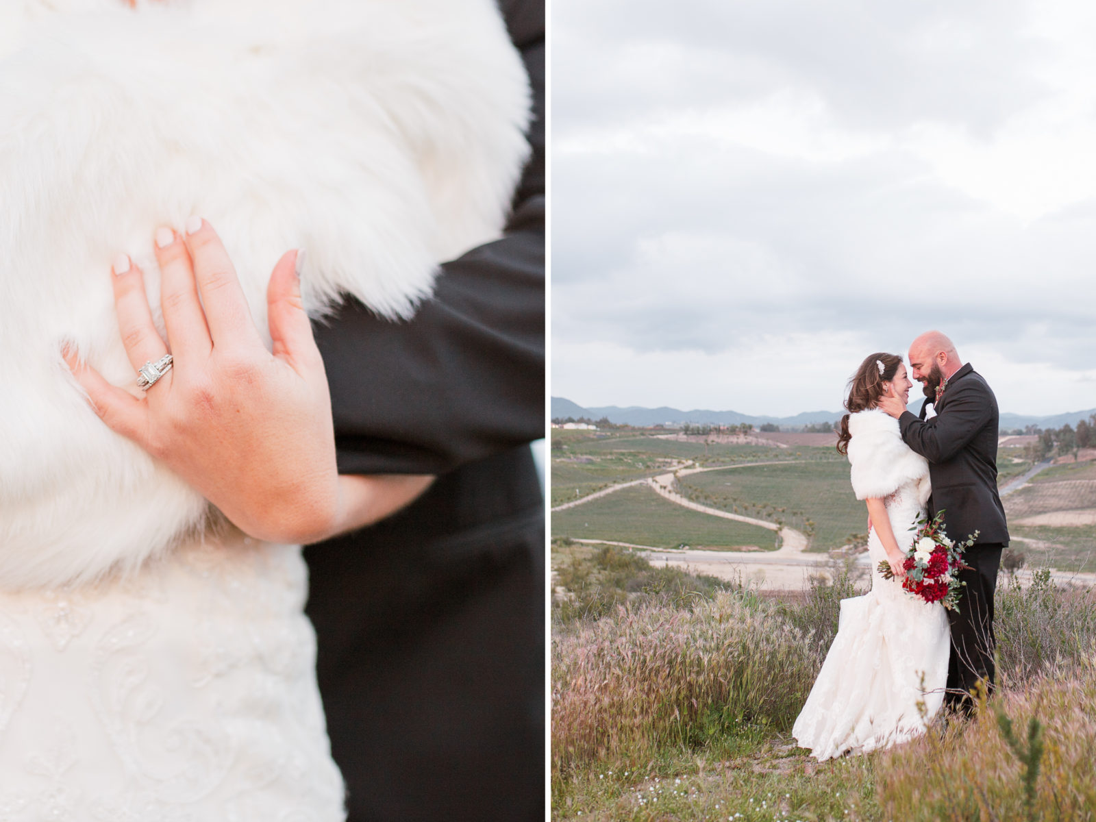 Mount Palomar Winter Wedding Temecula California - Heather Anderson Photography