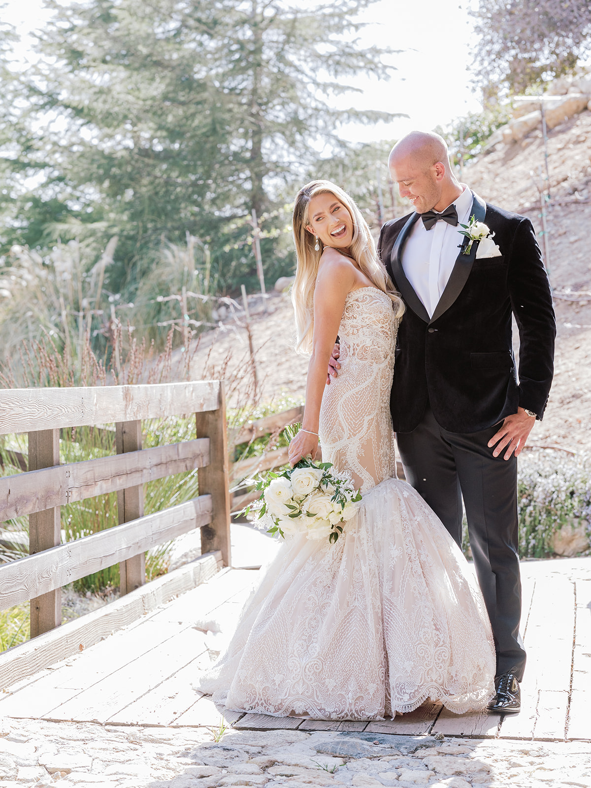 Barbie Blank on E! WWE Kelly Kelly and Fiancée Joe Coba elegant outdoor ...